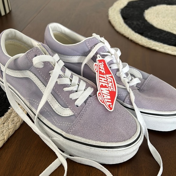 Vans | Shoes | Vans Womens Old Skool Shoes Lavender | Poshmark